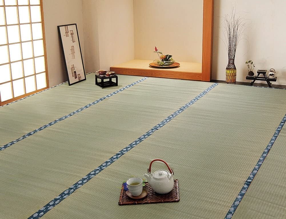 Japanese Rush Grass Tatami Mat Hohoemi 176x176cm | eBay