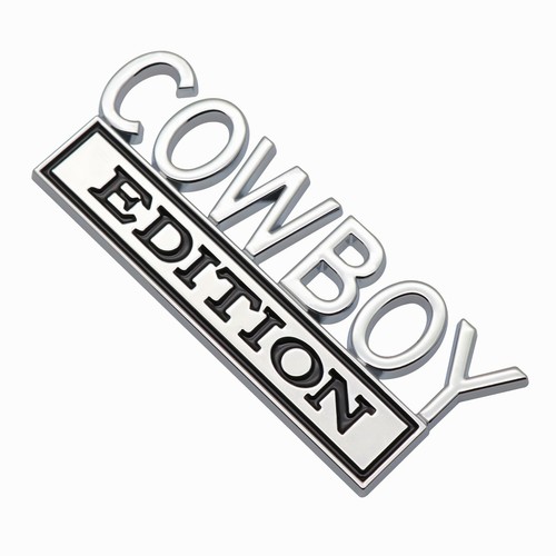 Cowboy Edition Emblems Car Side Rear Front Trunk Door Fender (1pc ...
