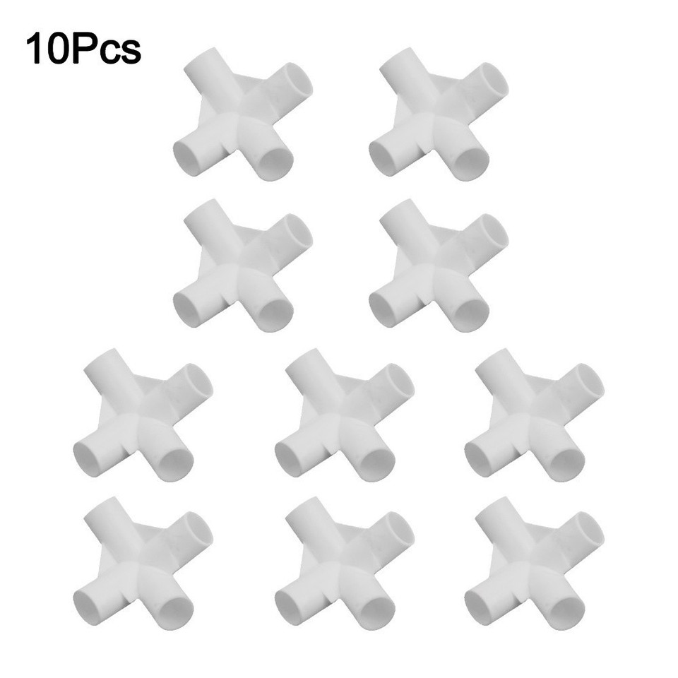 10pcs Tent Pole Tee Connectors for Canopy Poles and Wardrobe Support ...