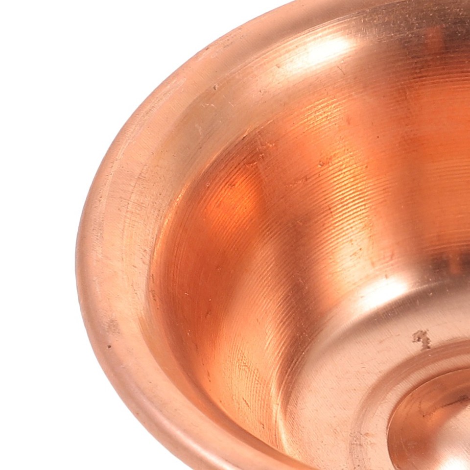 2 Pcs Small Copper Holy Water Offering Bowls For Buddhist Worship Altar ...