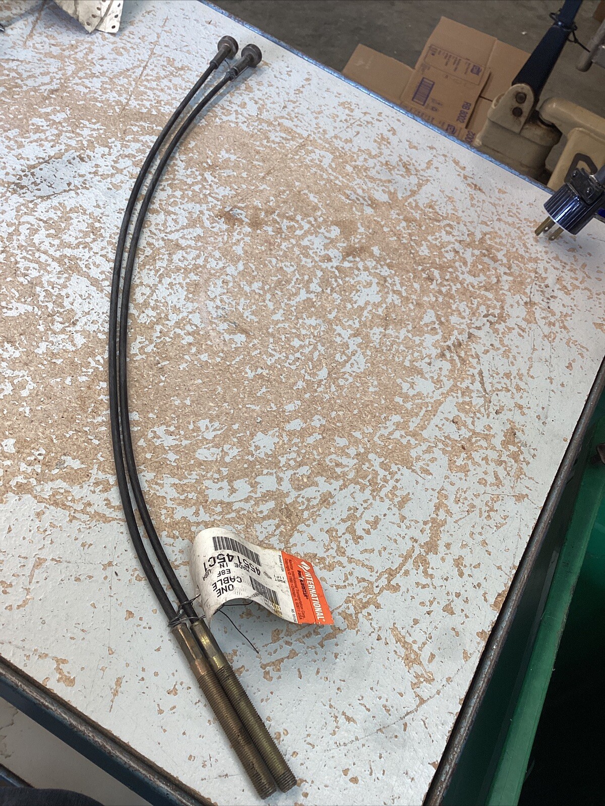 2 OEM International air tank cable #455145C1 | eBay
