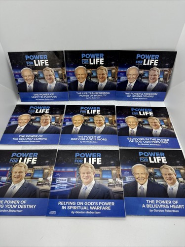 Power for Life CD's 700 Club Pat & Gordon Robertson Mix Collection Lot ...