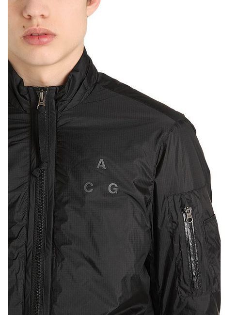 NIKE LAB ACG METAMORPHOSIS BOMBER JACKET BLACK MENS SIZE S GYAKUSOU ...