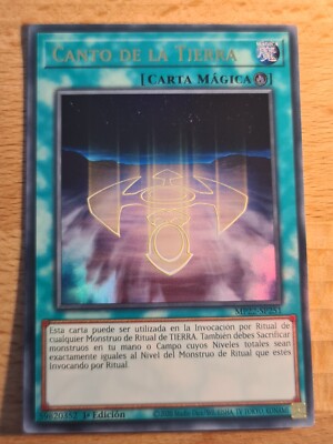 Earth Chant YUGIOH MP22 ULTRA RARE SPANISH 1st EDITION NM #004 | eBay