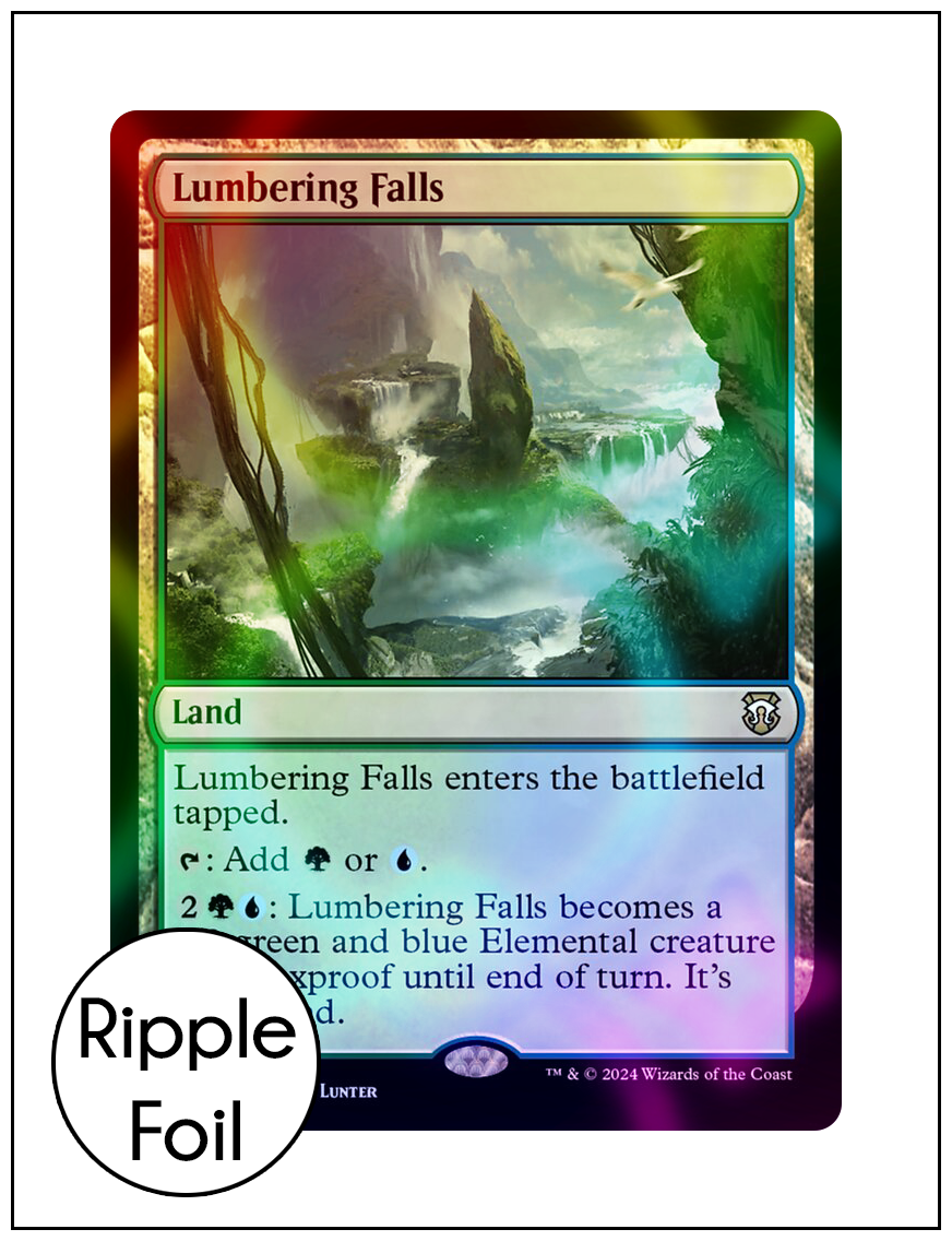 1x Lumbering Falls, Ripple Foil, Modern Horizons 3 Commander, MTG NM | eBay