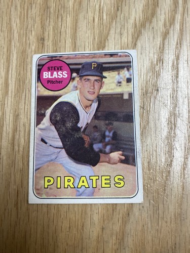 1969 Topps Baseball Steve Blass Pittsburgh Pirates Card #104 | eBay