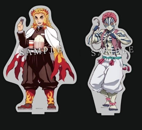 RARE Demon Slayer Rengoku & Akaza Acrylic Stand 2PCS SET Exclusive ...