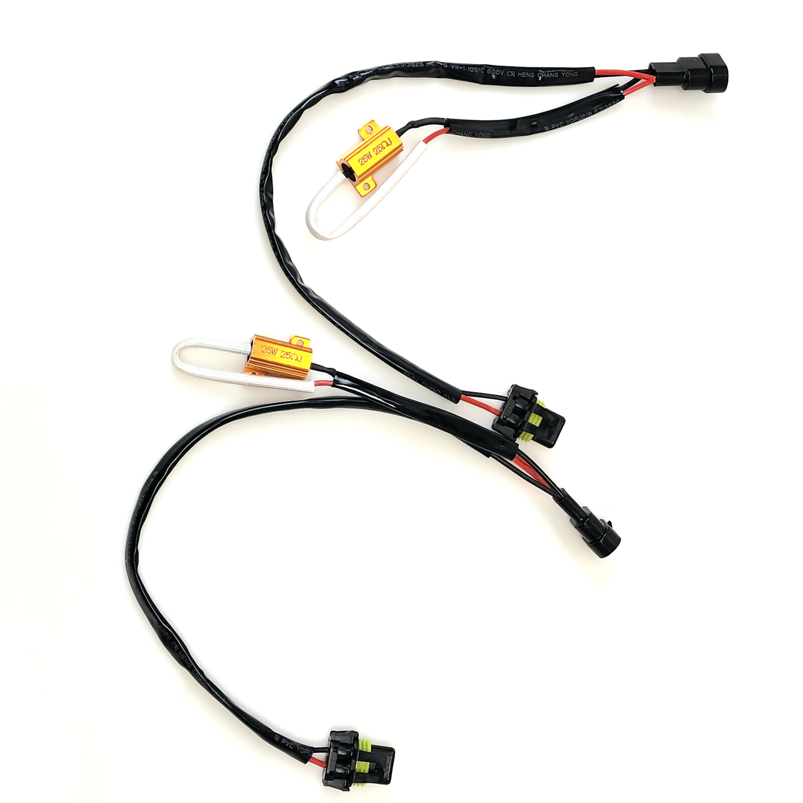 9006 9006XS LED Xenon HID Fog LAMP Load Resistor Wiring Harness CREE ...