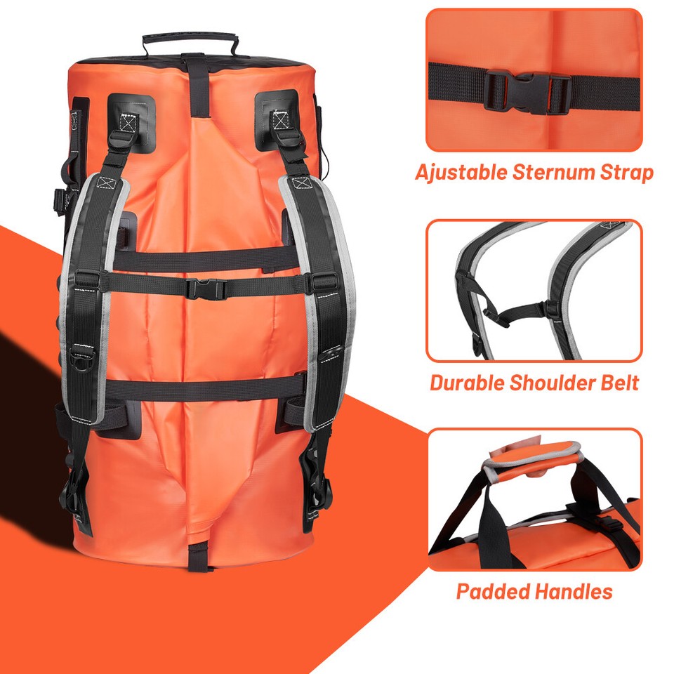 Drybag 60L Waterproof Duffle Travel Dry Bag for Kayaking Rafting ...