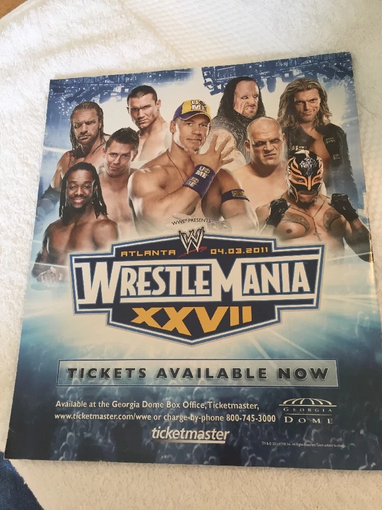 Wrestlemania 27 Poster