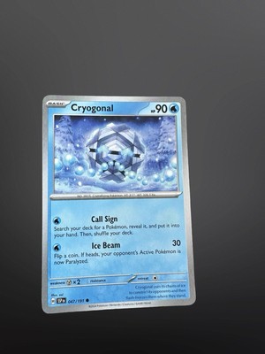 Pokemon TCG Cryogonal 047/191 Scarlet & Violet - Surging Sparks NM | eBay