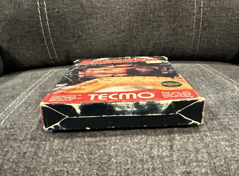 Tecmo Baseball Nintendo NES ~ Complete In Box w Manual! ~ Fast Shipping ...