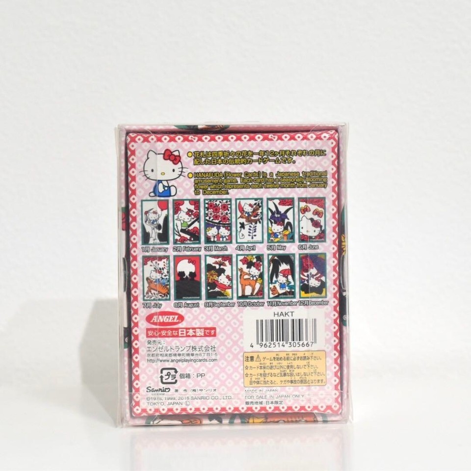 NEW Hello Kitty Hanafuda flower card Japanese Traditional Playing Cards ...