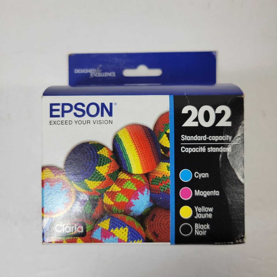 Epson Claria T202120-BCS Ink BCMY 4 Pak OEM New Sealed 07 2027 | eBay
