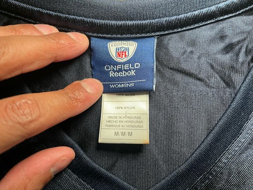 Women's Medium Chicago Bears Jay Cutler NFL Football Jersey Blue Reebok ...