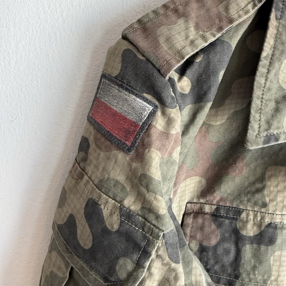 Polish Army Pantera Ripstop Camo Field Jacket Nice Patina Vintage | eBay
