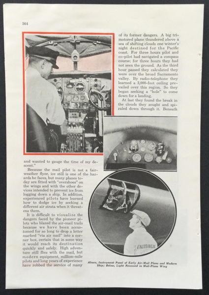 “Thrills of Flying the Mail” 1934 Pilot accounts of early Air Mail ...