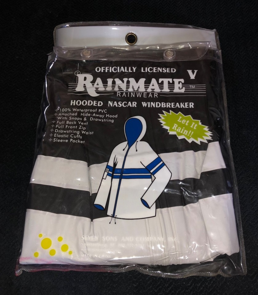 Vintage Dale Earnhardt SR Seven & sons Rain Jacket Mens XL Nascar | eBay