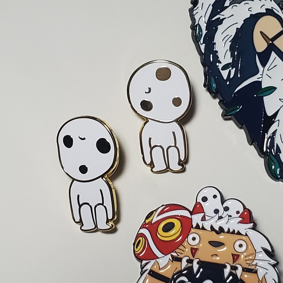 PRINCESS MONONOKE 💙 GORGEOUS Lot Of 6 Anime pins! I StudioGhibli | eBay