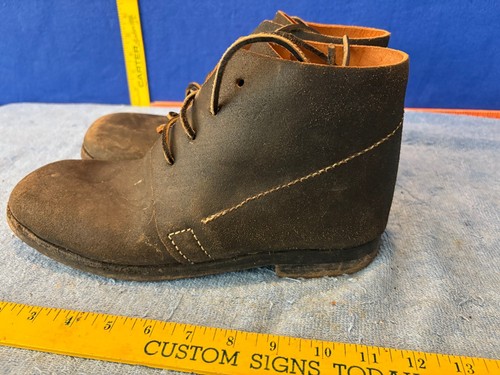 Civil War Brogans Black Leather Boots Reproduction size 11 | eBay