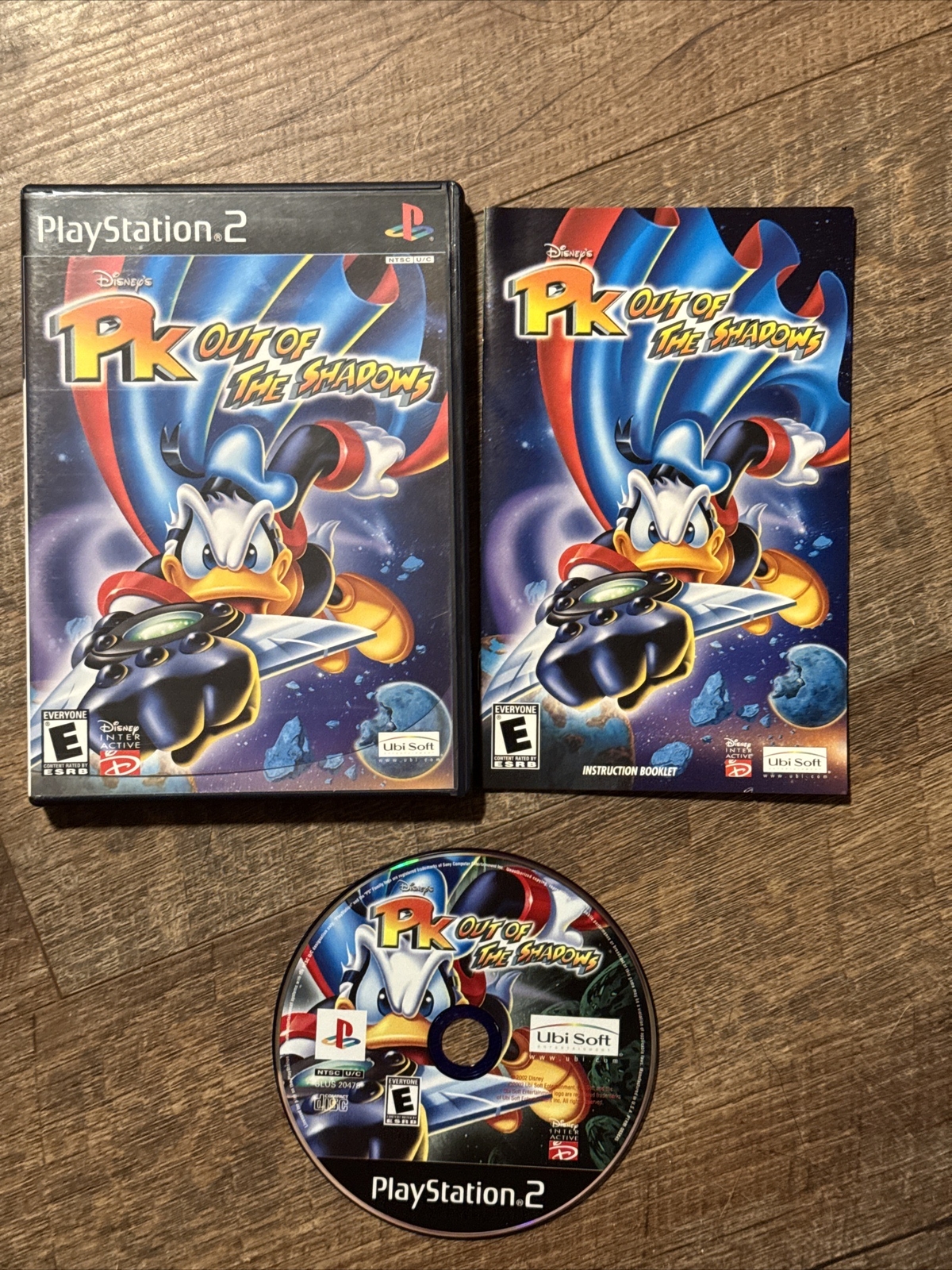 PK OUT OF THE SHADOWS PS2 CIB & Tested W/REG CARD V/GOOD NTSC USA #T28 ...