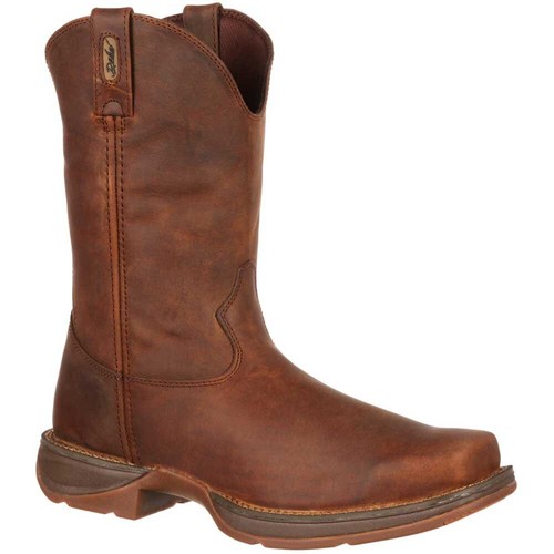 DURANGO MEN'S DB5444 PULL-ON SQUARE SOFT TOE 1 1/2" HEEL WESTERN BOOT ...