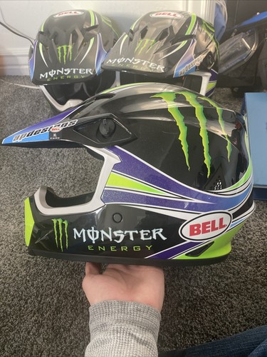 Monster Energy MX-9 Helmet Motorcycle Motocross Pro Circuit, Size XL | eBay