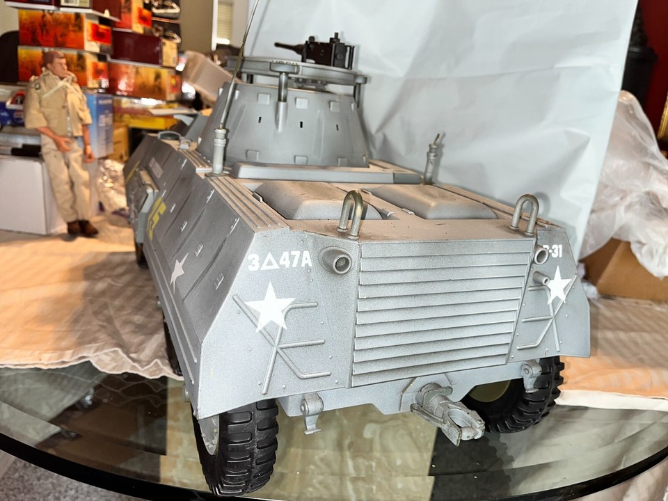 GI Joe M8 Greyhound Tank Vintage Armored Vehicle 1:6 Scale | eBay