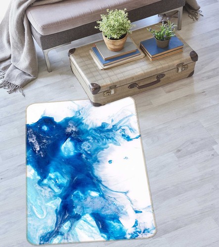 3D Blue Texture NBC2453 Game Rug Mat Elegant Photo Carpet Mat Fay 2023 ...