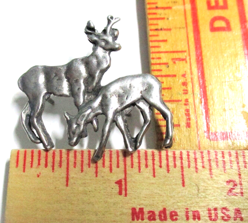vintage Deer pin collectible old Buck Doe animal hunting hunter venison ...