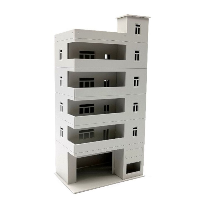 HO scale building ( Apartment Building ) 1:87 HO gauge model train ...