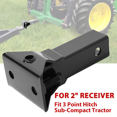 Steel Sleeve Hitch Adapter for 2" Receiver Fit 3 Point Hitch Sub ...