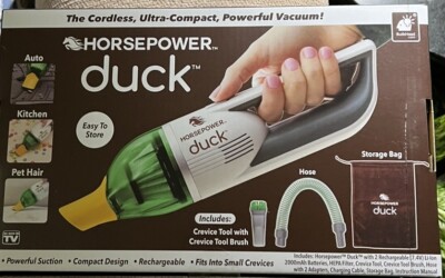 Horsepower Duck Cordless, Ultra-Compact, Powerful Vacuum R1-3224 As ...