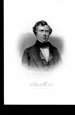 President Franklin Pierce US President Antique Art Print US History ...