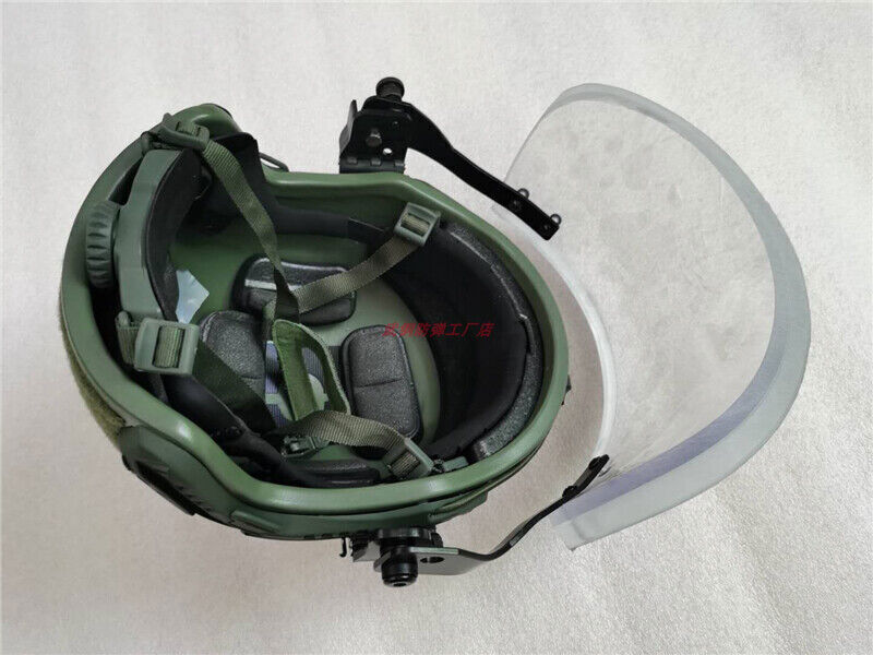 US Stock! Fast MICH Helmet Bulletproof Face Shield NIJ IIIA Ballistic ...