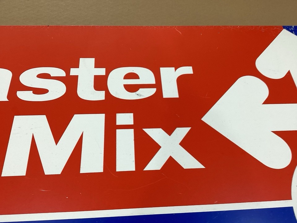 Master Mix Quality Feeds Sign. Stout Industries | eBay