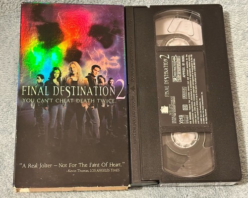 Final Destination 2 VHS 2003 Horror Movie Tape Ex-rental Hollywood ...