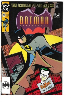 1994 The Batman Adventures Comic 16 DC Batman Logo Variant Bagged ...