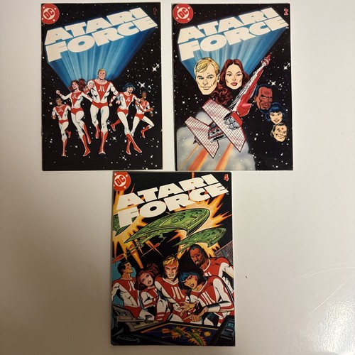 Atari Force Mini Comics 1 2 4 1980s VG-EX Set 3 | eBay