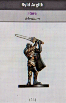 D&D miniatures Aberrations Drow warrior RYLD ARGITH #24 w/ stat card | eBay