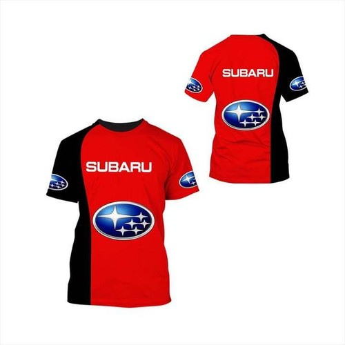 Custom Name Subaru Gift For Fan Red Racing Shirt, Size S-5XL Free ...