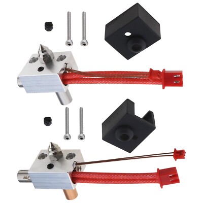 Heater Block Kit 3D Printer Extruder Heater Block Kit Fit for Ender 3 ...