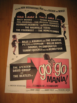 Go Go Mania Original 1sh Movie Poster | eBay