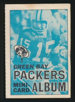 1969 Topps Football Green Bay Packers Mini-Card Album (Exmt) c05000 | eBay