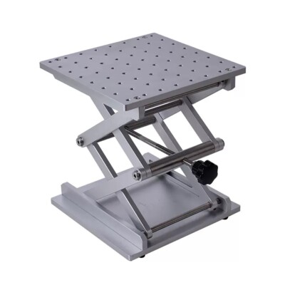 200x200MM Lift Platform Stainless Steel Adjustable Manual Lifting Table ...