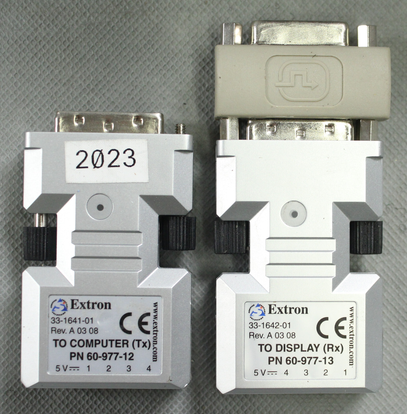 Extron DVI 104 TX/RX 60-977-12 & 60-977-13 - Transmitter and Reciever ...