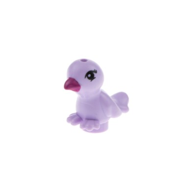 1x Lego Animal Bird Friends Lavender Purple Beak Magenta Elves ...