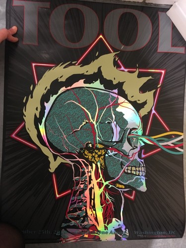 Tool Band Concert Poster Washington DC Tour November 25 2019 /650 ...