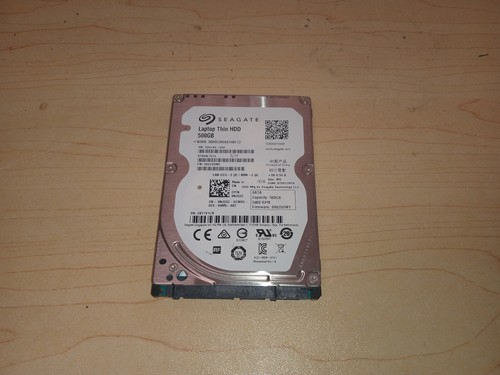 Seagate Laptop Thin 2.5" laptop HDD - 500GB Cleared, Cleaned, Tested ...