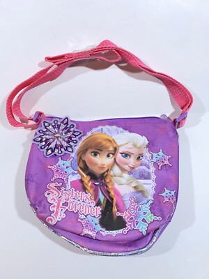 Frozen Anna Elsa Girls Disney Purse Crossbody Shoulder Handbag Tote ...